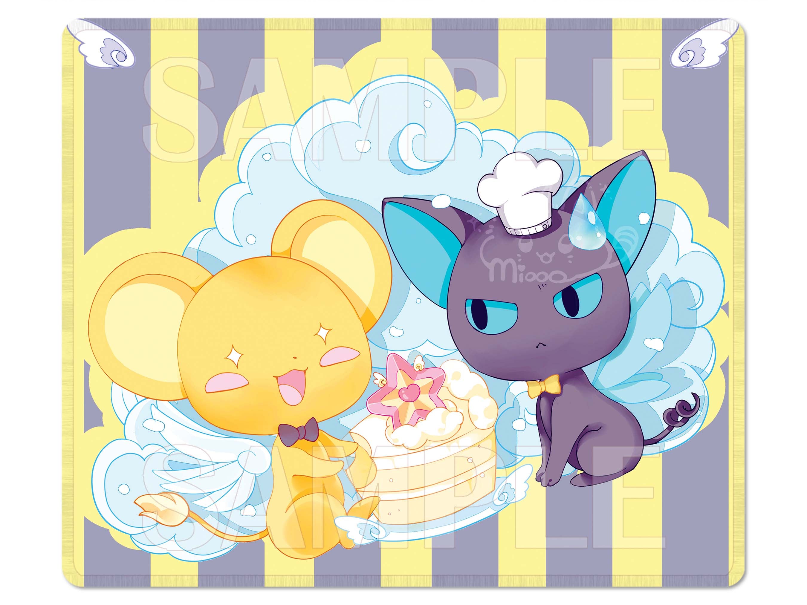 Card Captor | Kero Supi | Sakura | Yue | Mouse Pad | Natural rubber ...